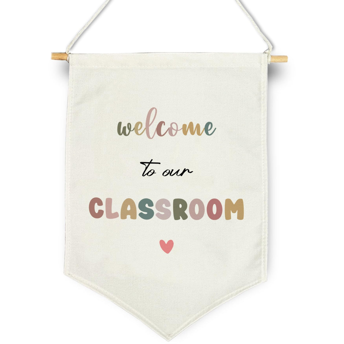 Boho Classroom Wall D Cor, Welcome To Our Classroom Hanging Pennant Fl ...