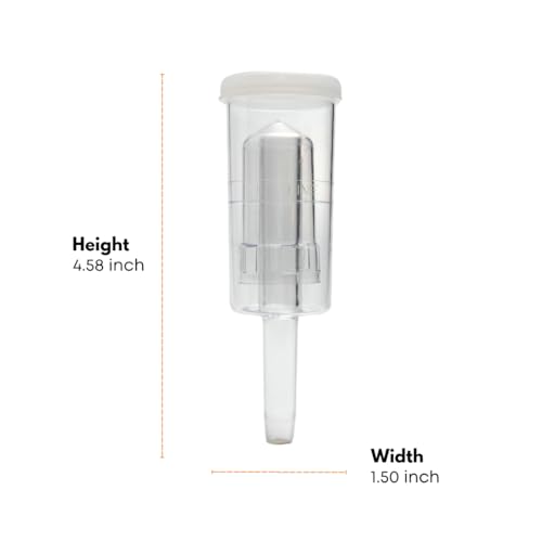 3Ct. - 3 Piece Airlock With #7 Stopper - Set Of 3 (Cylinder Airlock ...