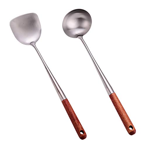 17 Inch Chef Grade Sus304 Stainless Steel Specialty Chinese Wok Utensi ...