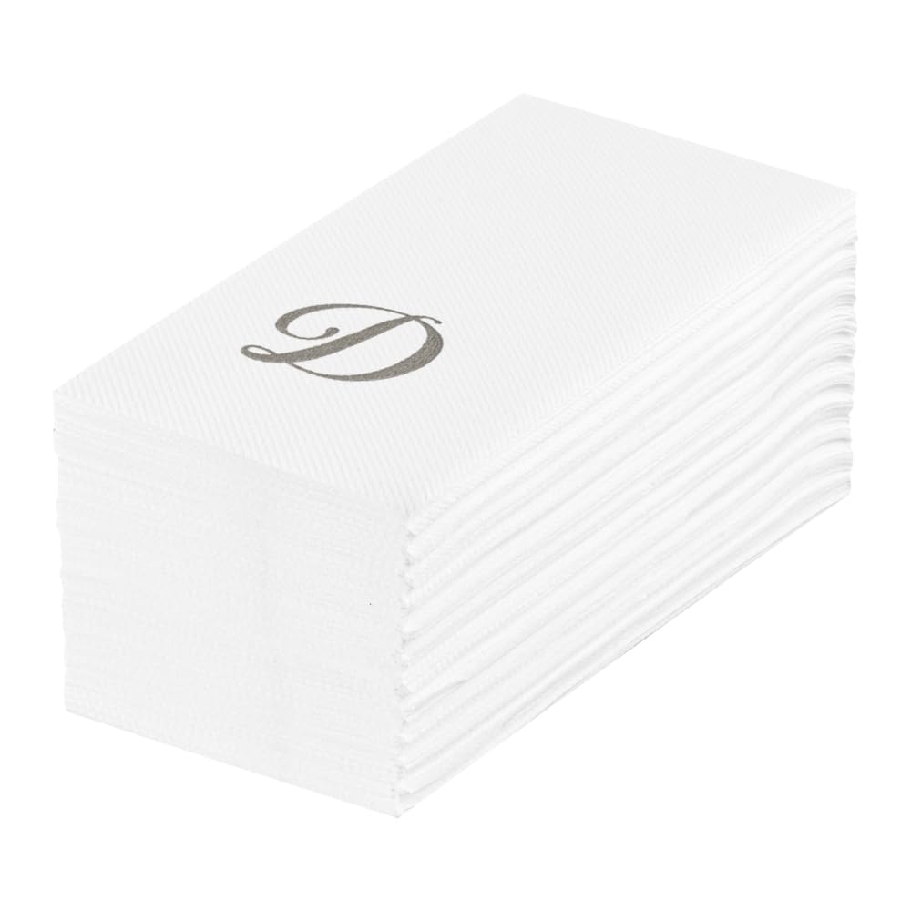 Luxenap 15.8 X 7.9 Inch Linen-Feel Guest Towels, 2000 Lettered Hand To ...