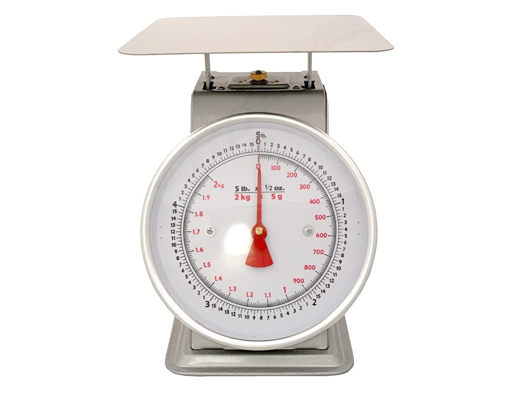 Zenport Accuzen Platform Mechanical Dial Scale, 5-Pound, 5-Lbs, White ...