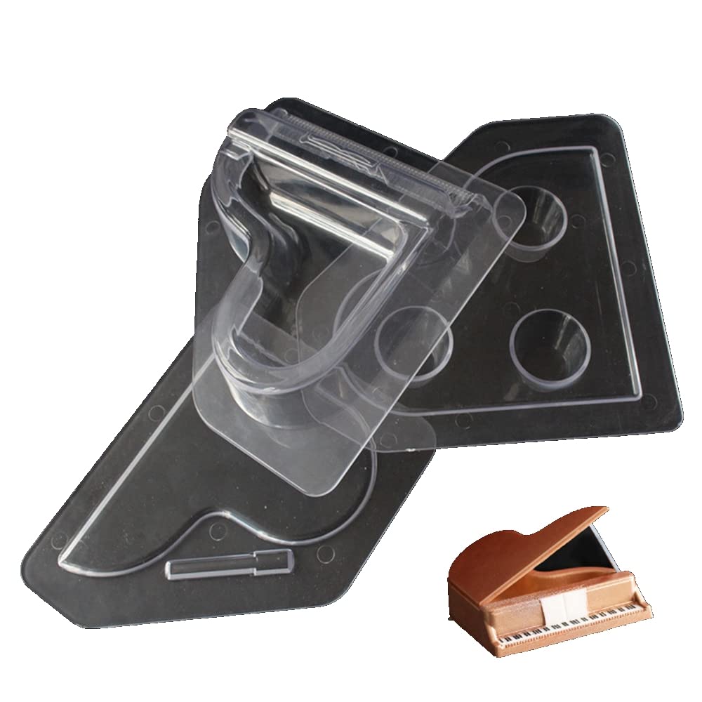 Tuke 3D Piano Chocolate Molds Diy Clear Plastic Polycarbonate Mould Fo ...