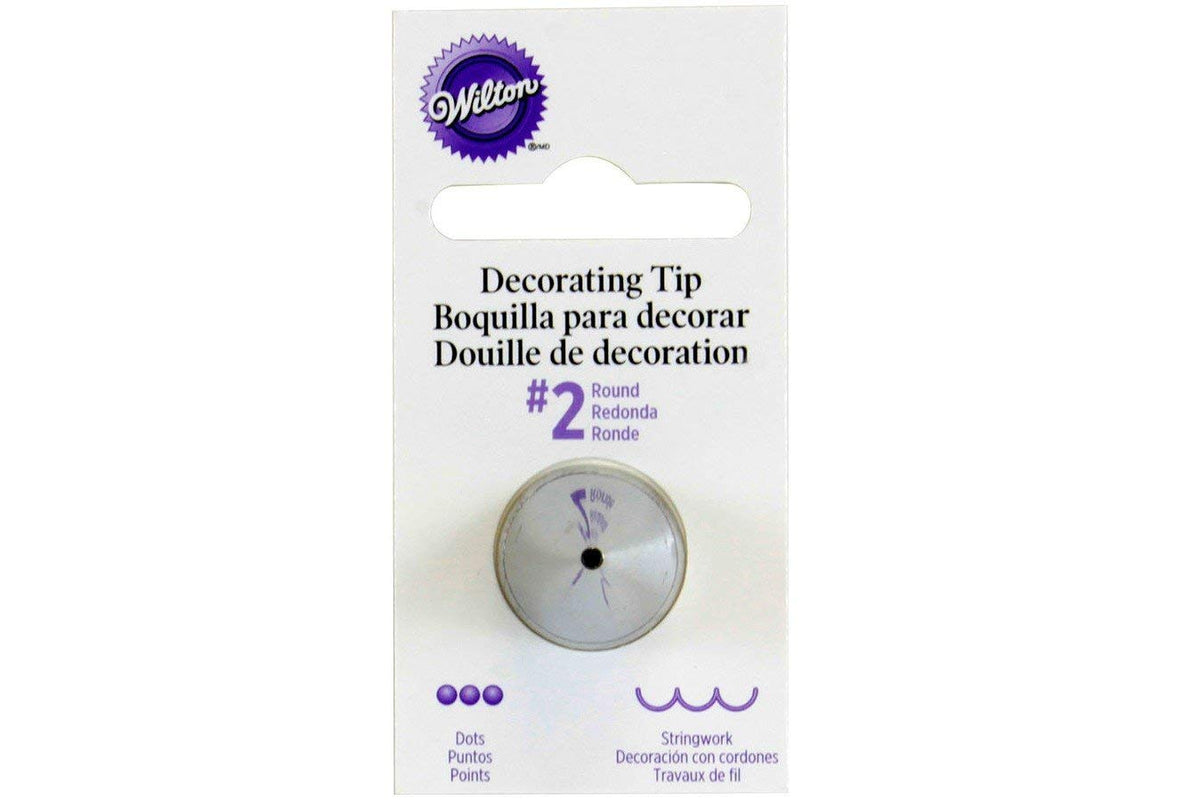 Wilton Decorating Piping Tip, No 2 - Round – Homenkitchenshop