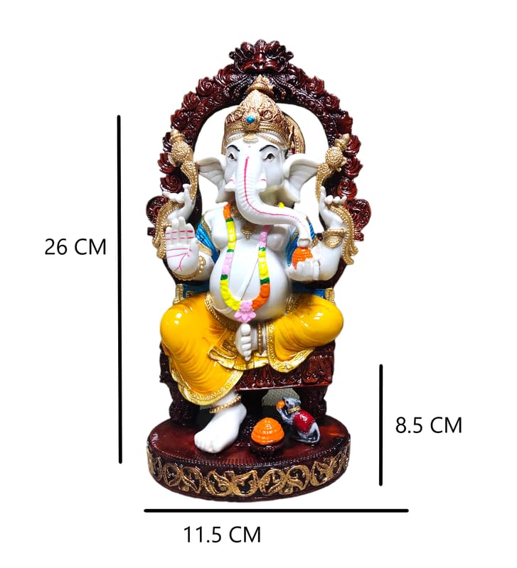 Pratima Polyresin Ganesh Idol | Vinayaka Statue | Ganpati Murti | Gane ...
