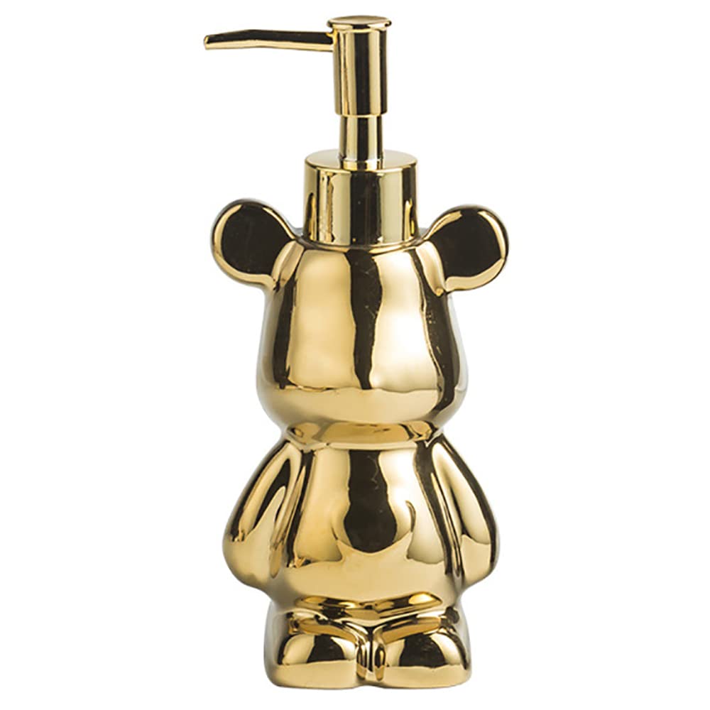 Small Bathroom Soap Dispenser With Pump, Cute Bear-Shaped Design, Cera ...