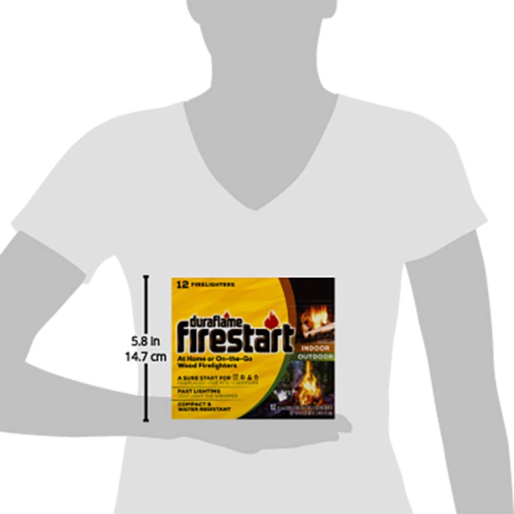 Duraflame Firestart Firelighters, 12 Pack, Yellow - Ideal for Indoor/O ...