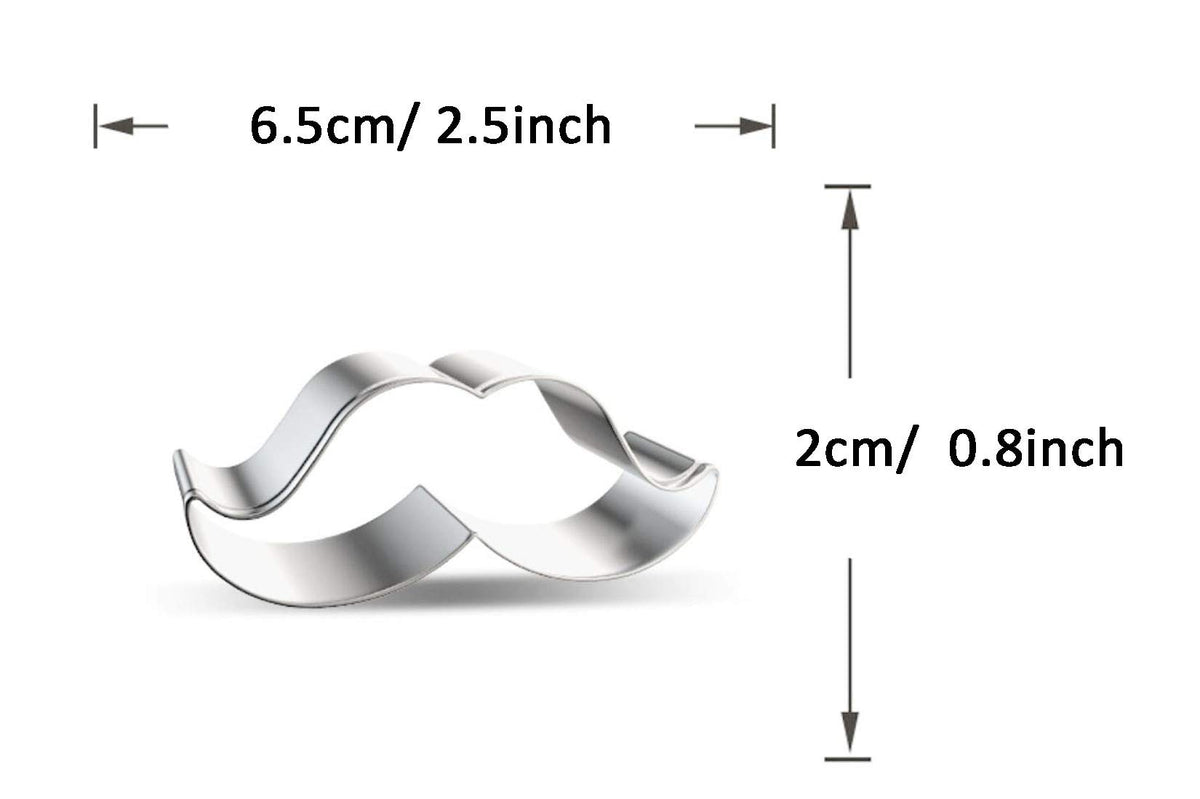 Wjsyshop Moustache Mustache Cookie Cutter - A Small Size – Homenkitchenshop