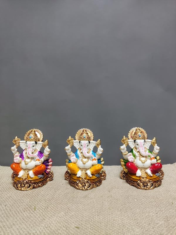 Pratima Polyresin Ganesh Idol|Vinayaka Statue|Ganpati Murti|Ganesha Id ...