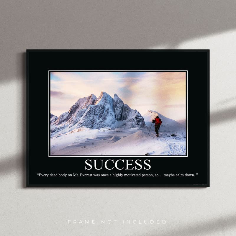 Success Demotivational Poster Snarky Ironic Funny Sarcastic Office Wal ...