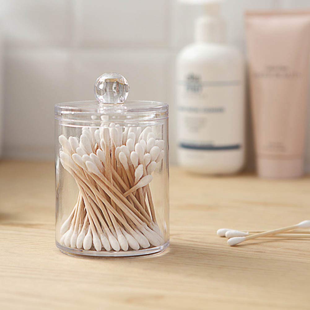 Axx Qtip Dispenser Apothecary Jars Bathroom - Qtip Holder Storage Cani ...