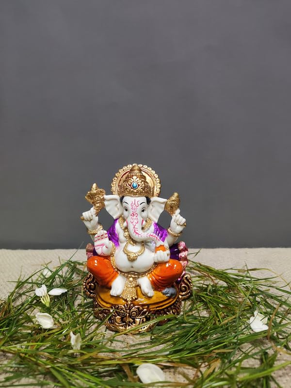 Pratima Polyresin Ganesh Idol|Vinayaka Statue|Ganpati Murti|Ganesha Id ...