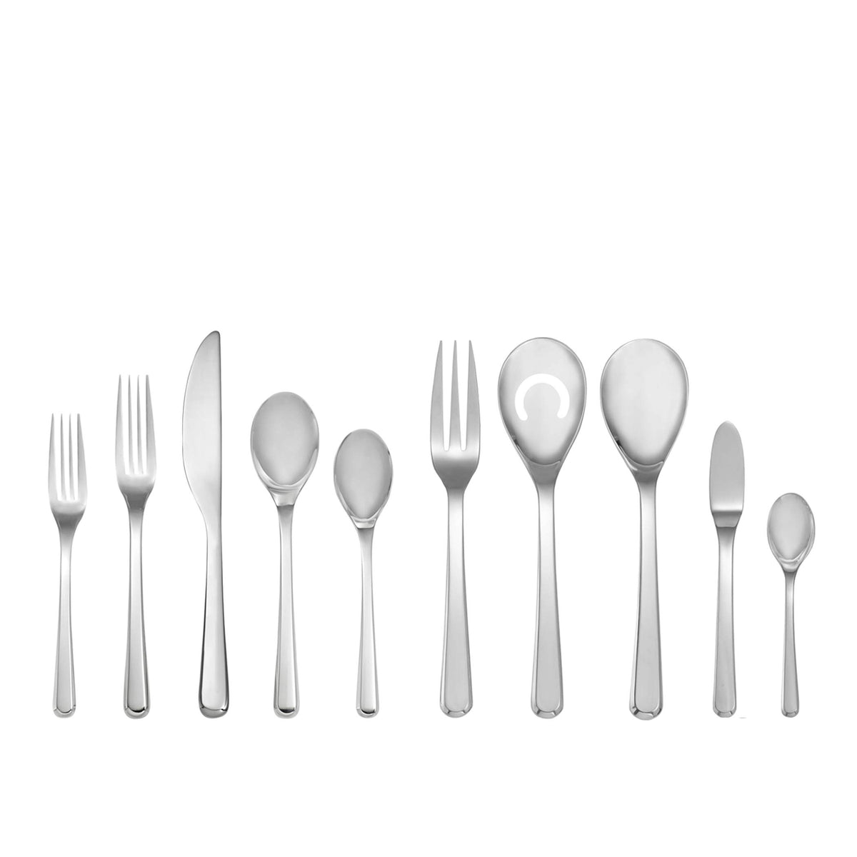 Nambe Aura 45 Piece Flatware Set, Silver – Homenkitchenshop