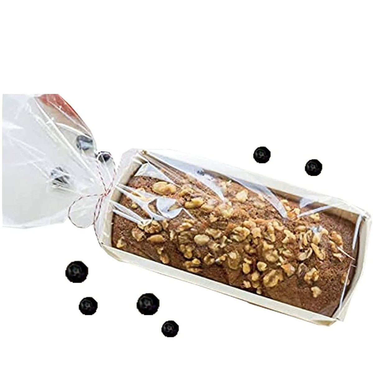 25-Pack Clear Bags For All Papermi Rectangular Pans & Loaf Pan, Ideal ...