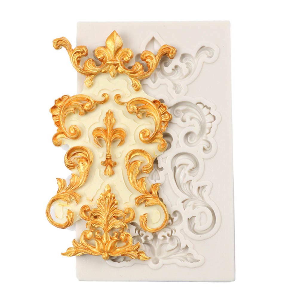 Silicone Lace Flower Border Cake Decorating Fondant For Cake Chocolate ...