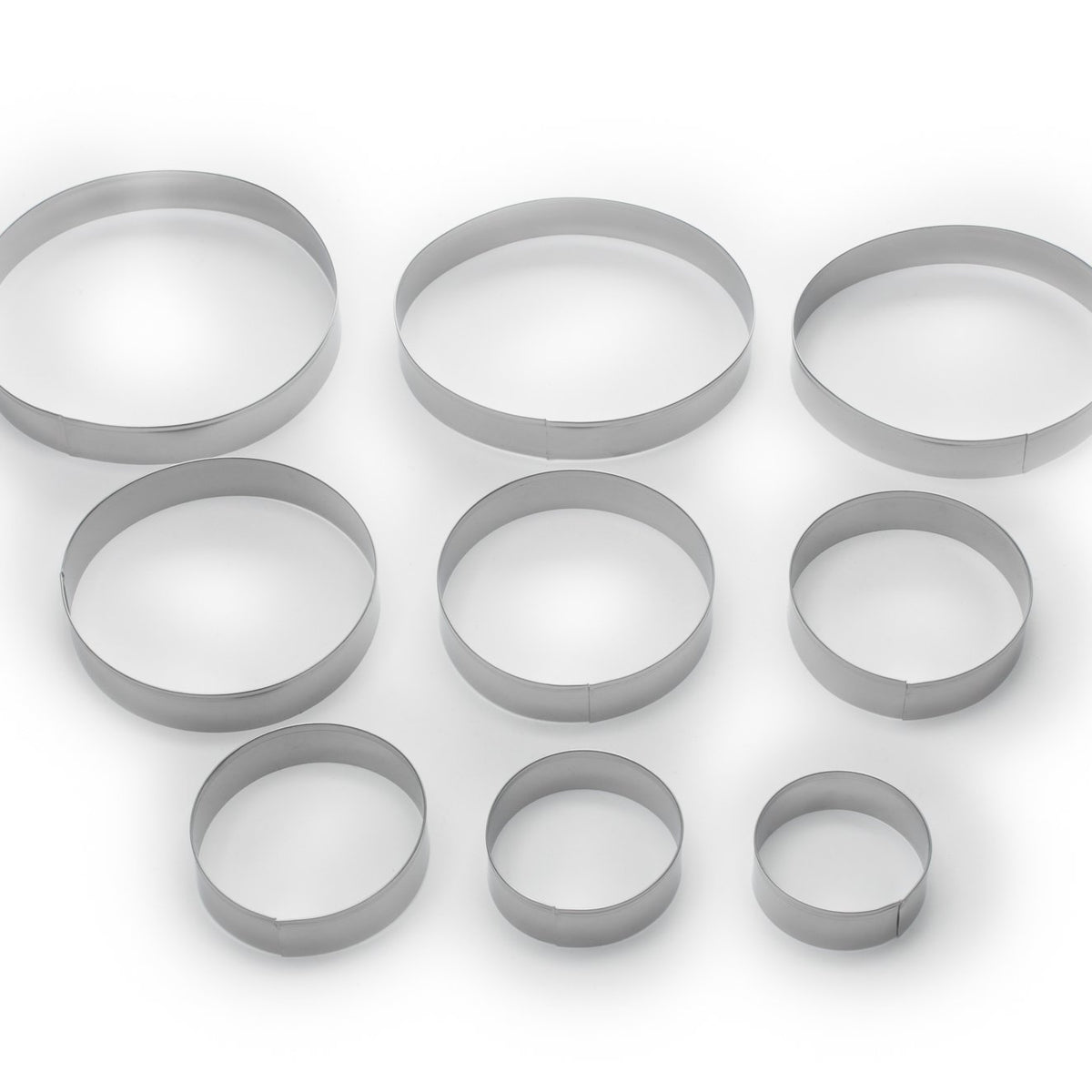 Fox Run Round Cookie Cutter Set, Stainless Steel, 1 x 6 x 6 inches, Mo ...