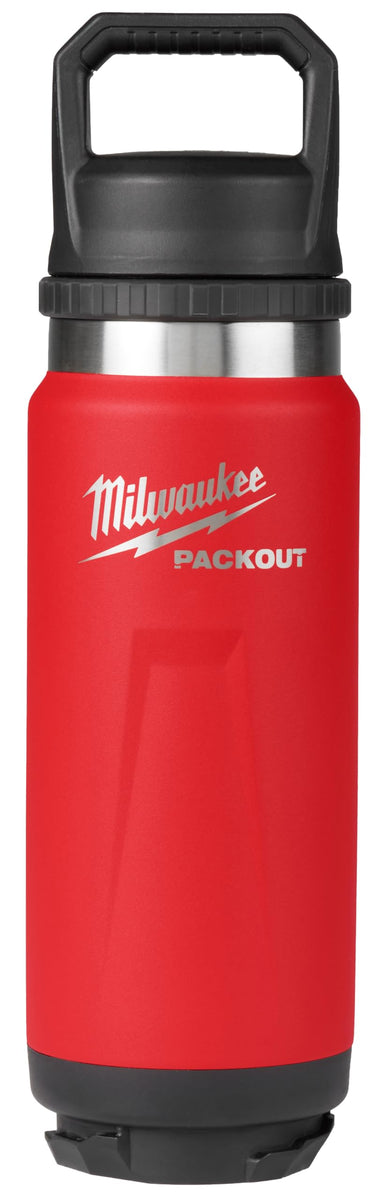 Milwaukee Packout Thermal Bottle 709 Ml (Red) - 48-22-8396R ...