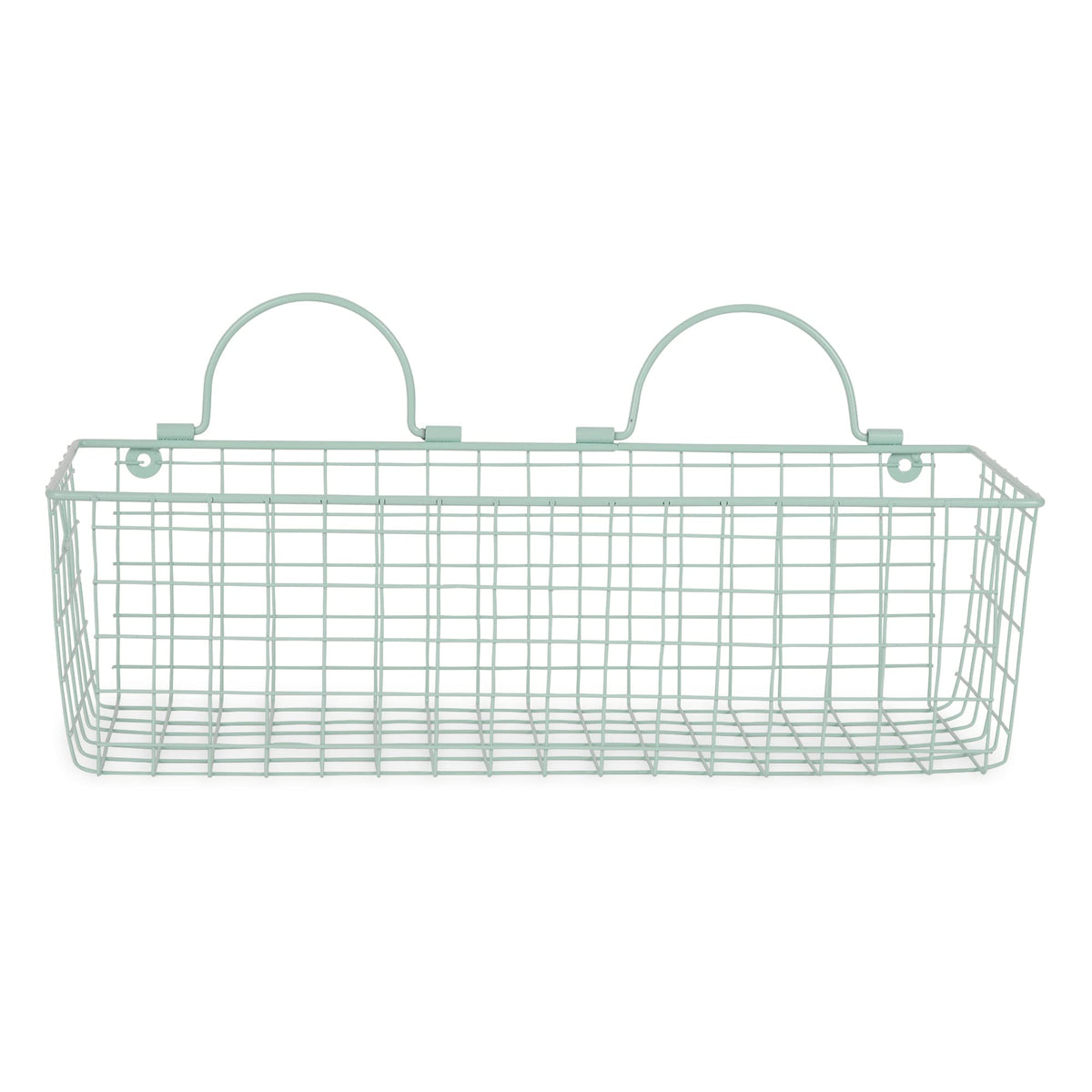MEDIUM AQUA WIRE WALL BASKET SET/2 – Homenkitchenshop