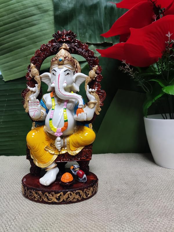 Pratima Polyresin Ganesh Idol | Vinayaka Statue | Ganpati Murti | Gane ...