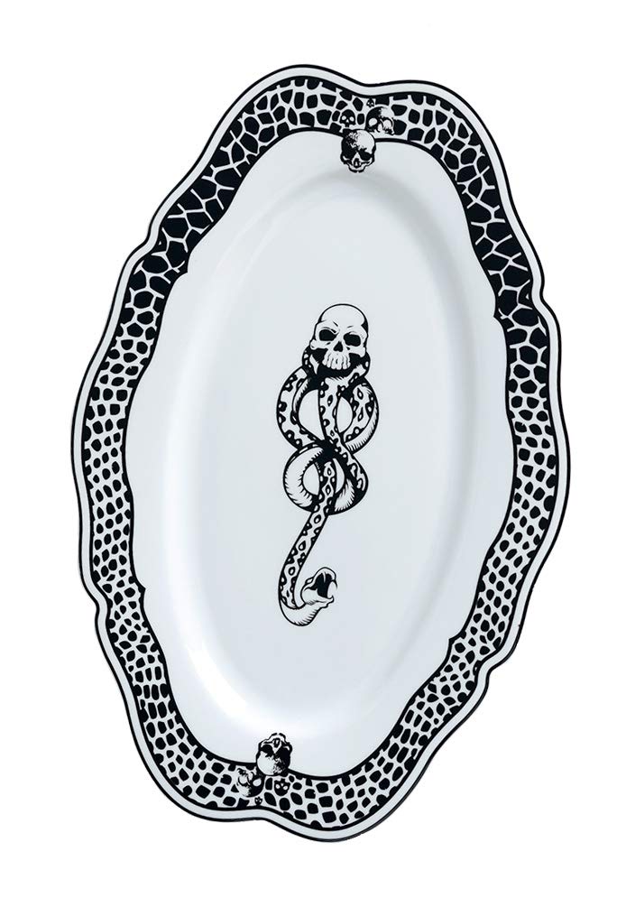 Harry Potter Voldemort Death Eater Dark Mark Porcelain 14'' Serving Pl ...