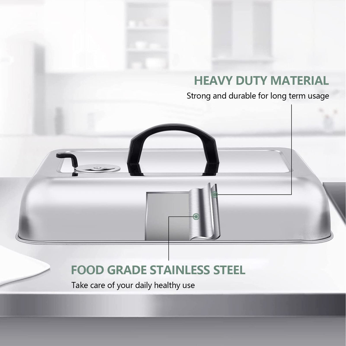 2Pack Melting Dome For Griddle, Leonyo 13'' & 9'' Rectangular Griddle ...