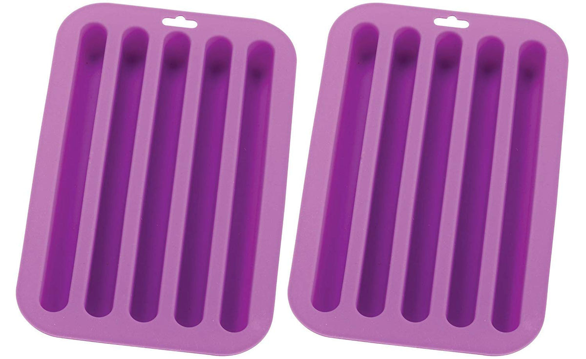 Hic Kitchen Silicone Water Bottle Ice Sticks Tray, Chocolate Candy Bak ...