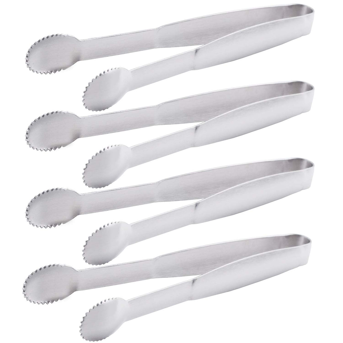 Hinmay Mini Appetizers Tongs Serving Tongs 5-3/4 Inch Small Sugar Cube ...