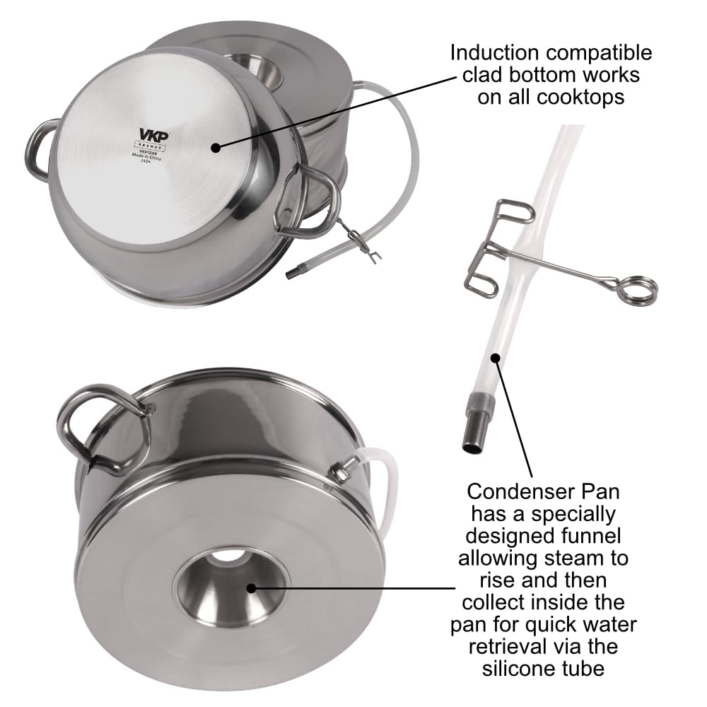 Kitchen Crop Vkp Brands Stainless Steel Water Distiller – Homenkitchenshop