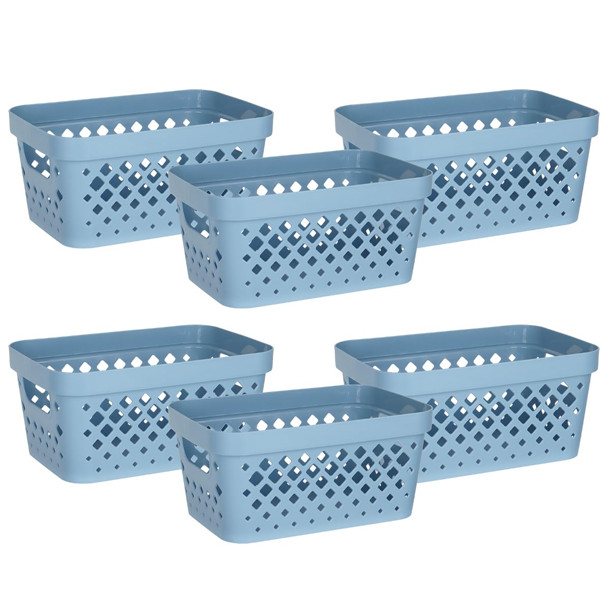 Glad Plastic Baskets For Organizing, Set Of 6 | Pantry Storage For Und ...