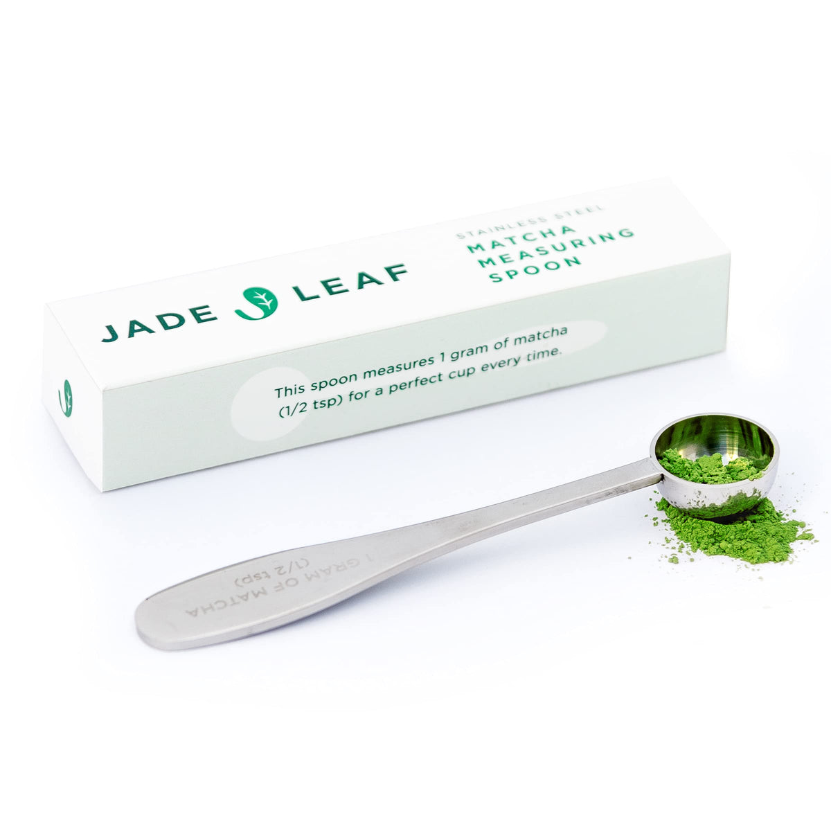 Jade Leaf Matcha Stainless Steel Measuring Spoon/Scoop - Perfect 1G (1 ...