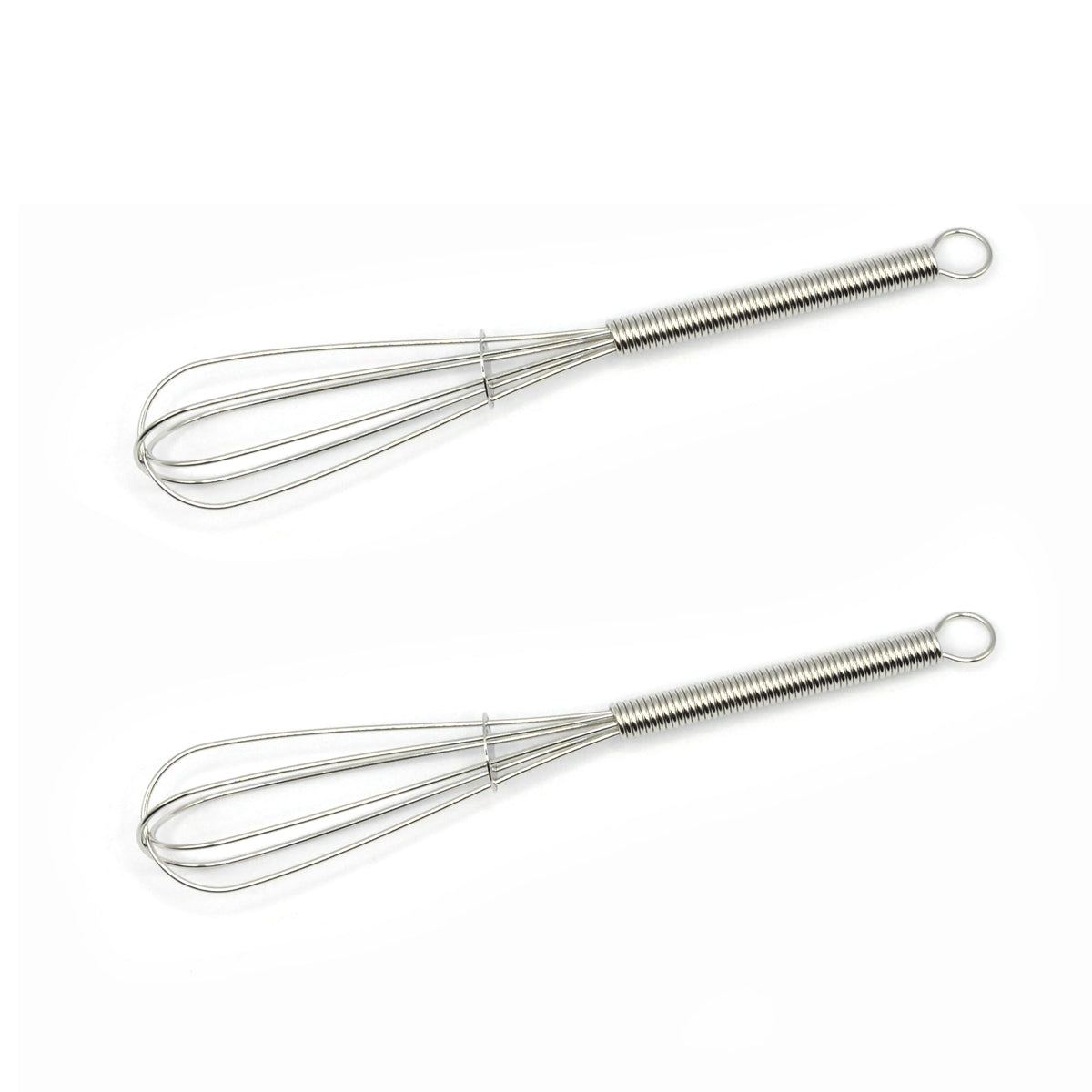 Mini Whisks 5 Inch 2Pcs,Stainless Whisk, Hand Egg Mixer For Flour Cake ...
