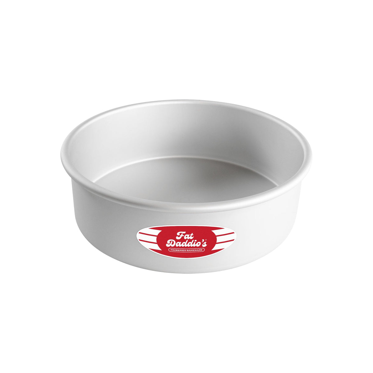 Fat Daddio's Anodized Aluminum Round Cake Pan, 9x3 Inch, Silver, Model ...