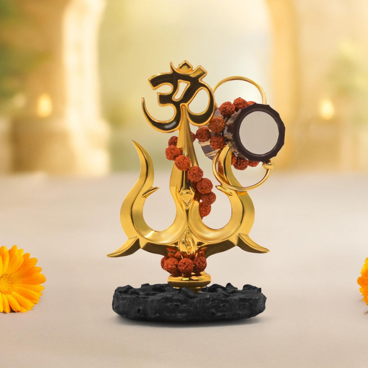 Astrotalk Resin Mahadev Trishul Murti | Compact Shiv Murti For Home ...