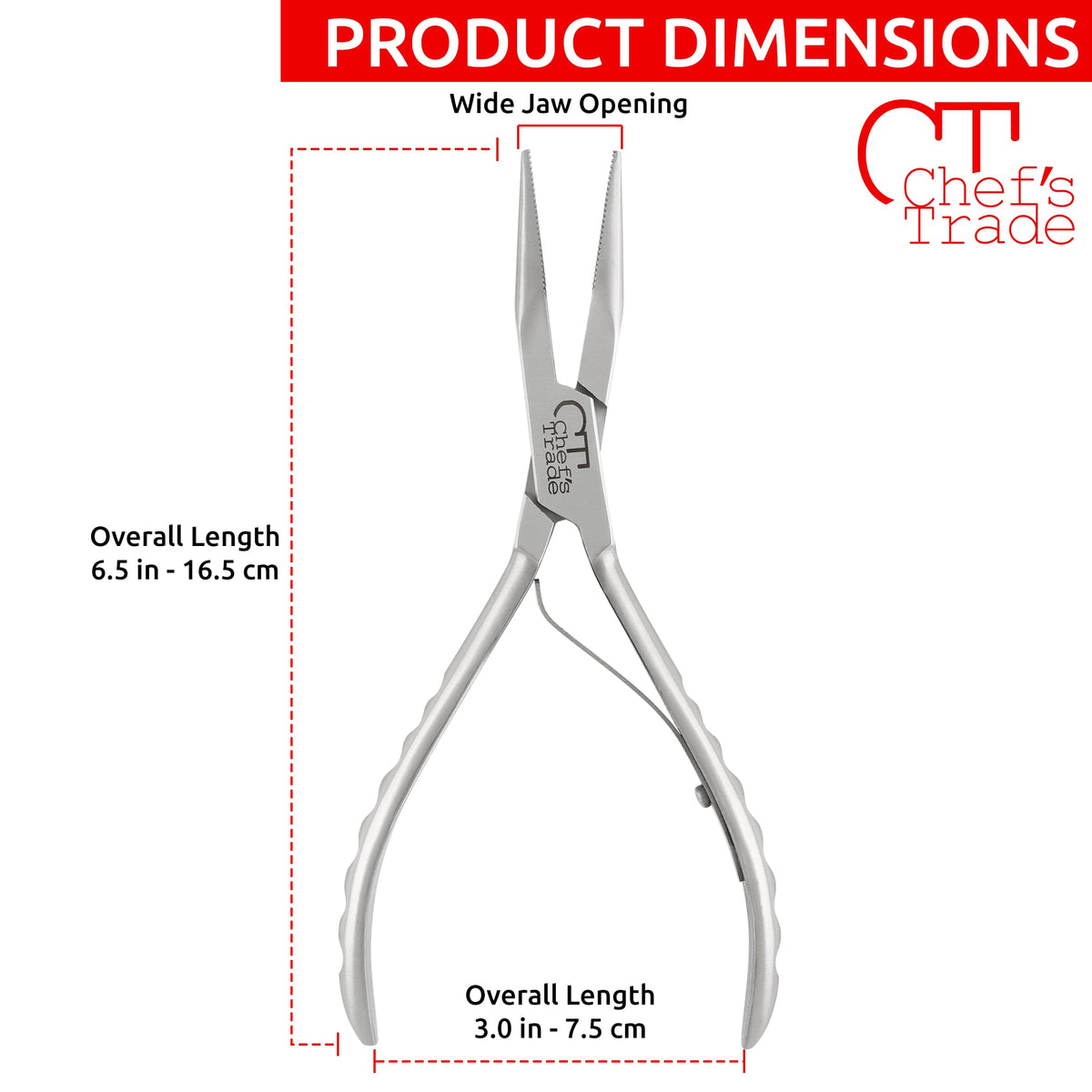 Fish Bone Pliers/Tweezers Stainless Steel Washable (Silver ...