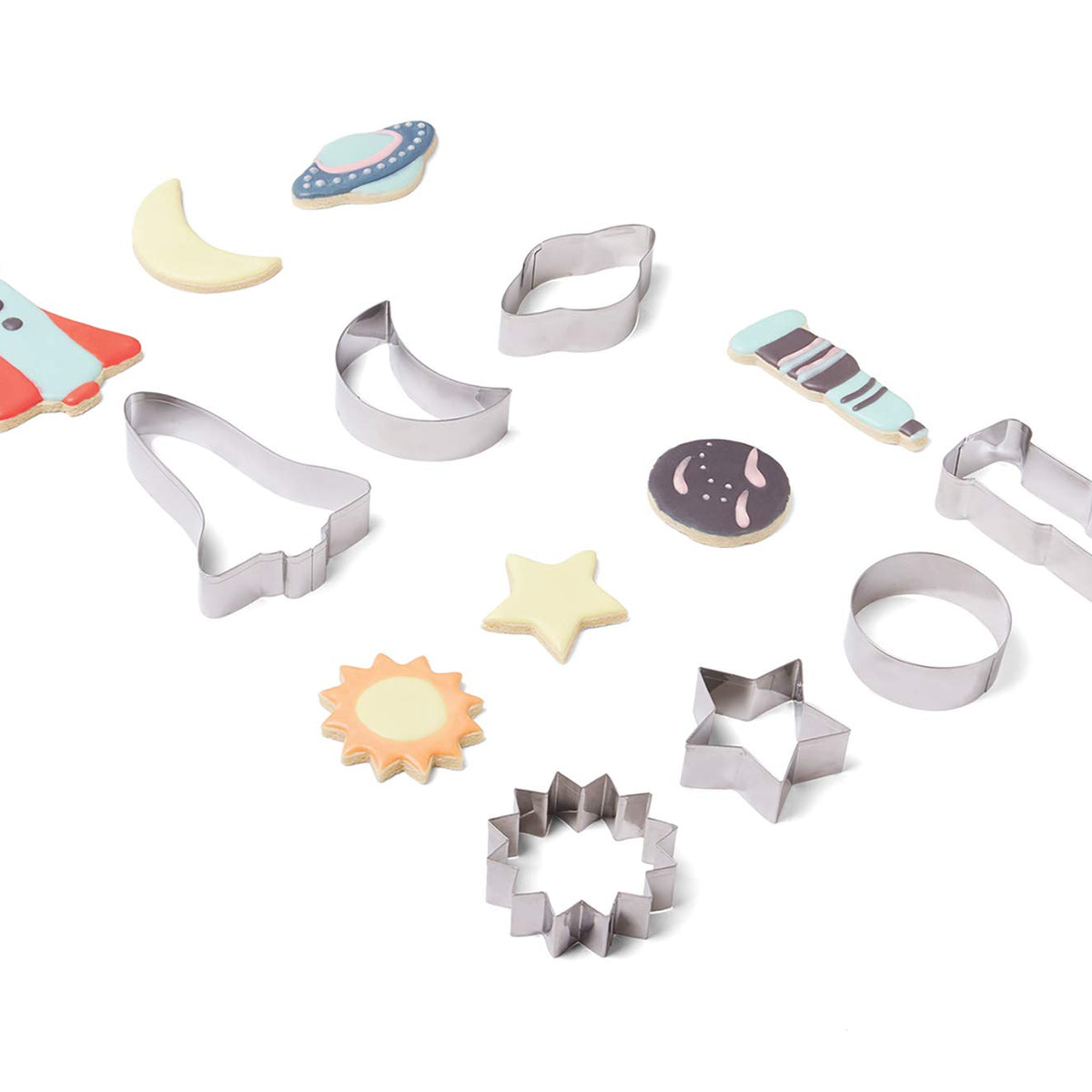 Fox Run Science Cookie Cutter Set, Astronomy Cookie Cutters, Set Of 7 ...