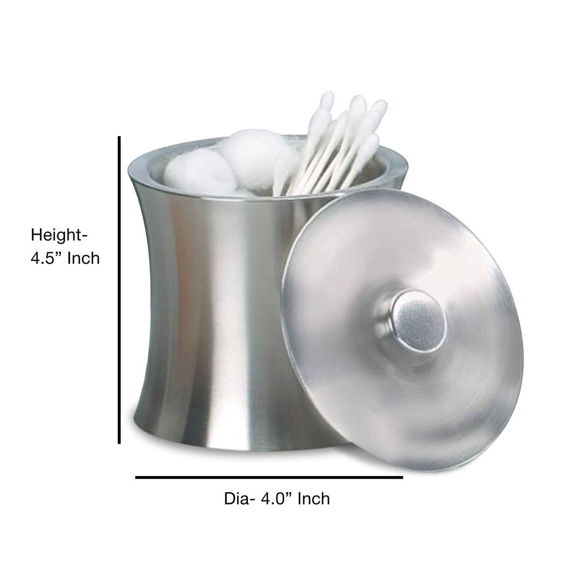 Nu Steel Elite Cotton/Swab Container – Homenkitchenshop