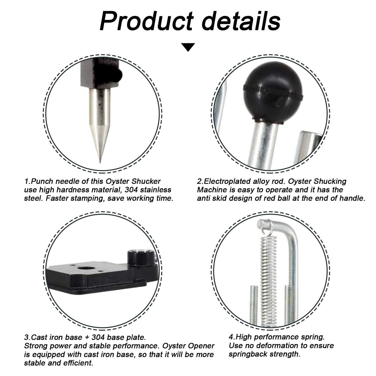Jiawanshun Oyster Shucker Manual Oyster Shucking Machine Oyster Shell ...