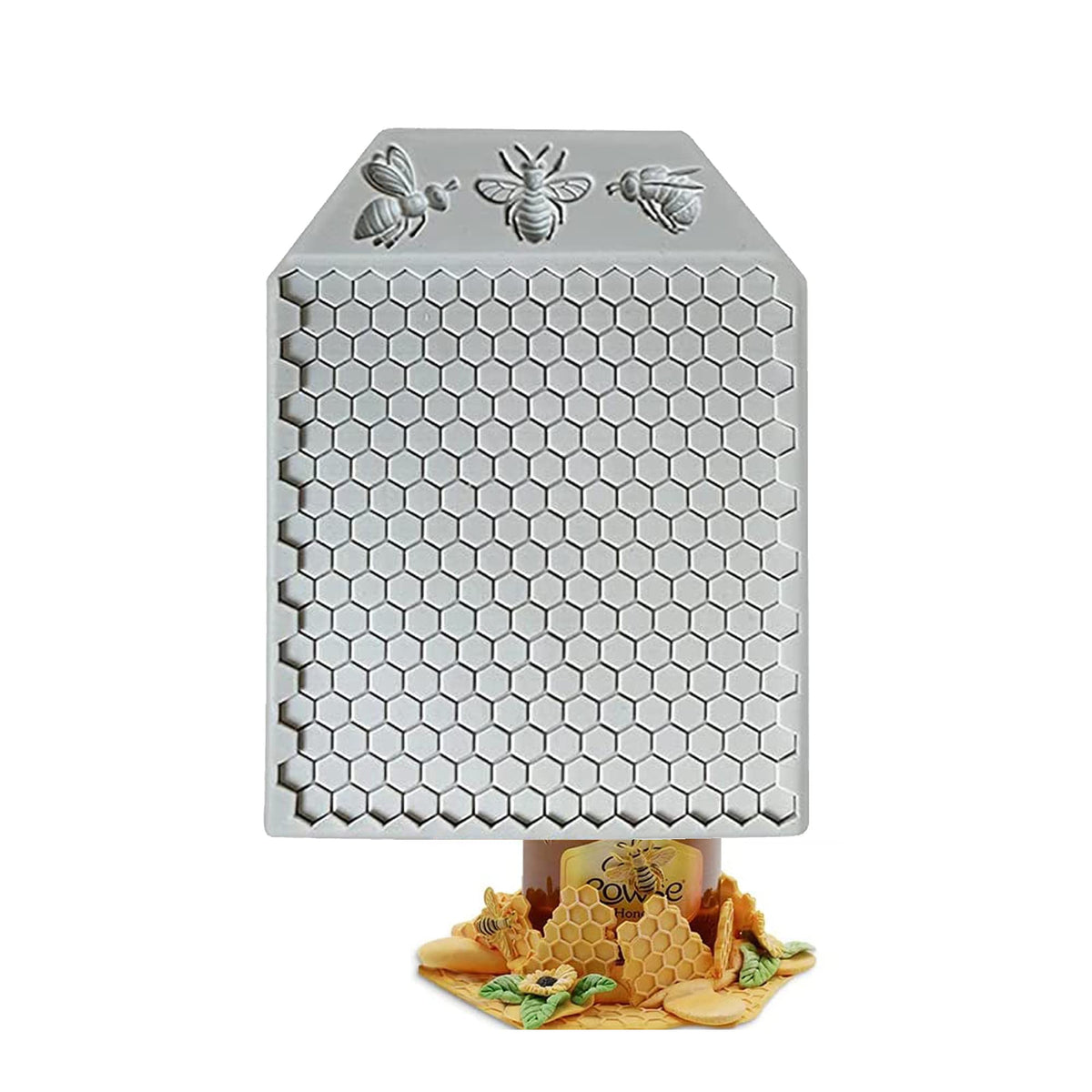 Bumble Bee Silicone Mold Honeycomb Bees Silicone Chocolate Molds Silic ...