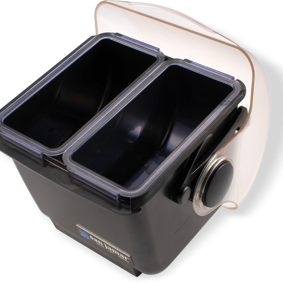 San Jamar Mini Dome Condiment Bar 2 Compartnment With Dome Lid For Kit ...