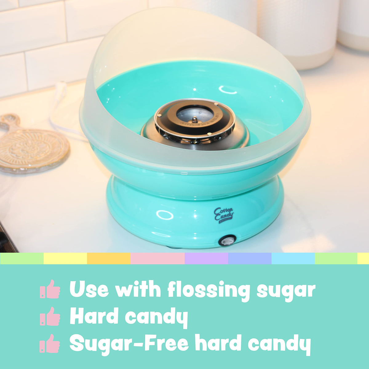 Cotton Candy Express Bb1000-S Cotton Candy Machine, With 5-11Oz. Jars ...