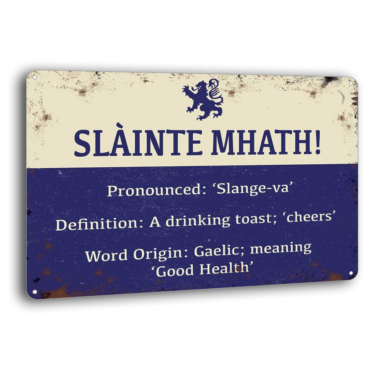 BAYABU Wall Decor Scotland Slainte Mhath! Tin Sign Vintage Signs Metal ...
