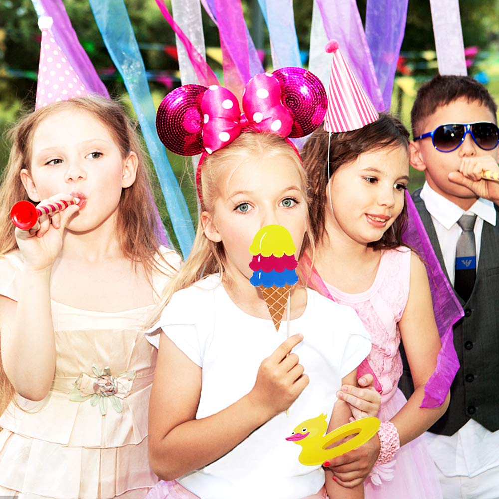 Pool Photo Booth Props Beach Pool Party Favors Summer Party Photo Prop ...