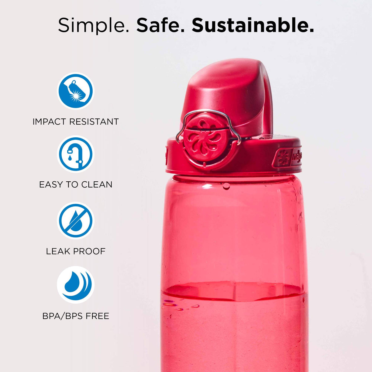 Nalgene On The Fly Bottle Replacement Lid (Gray/White) 22oz ...