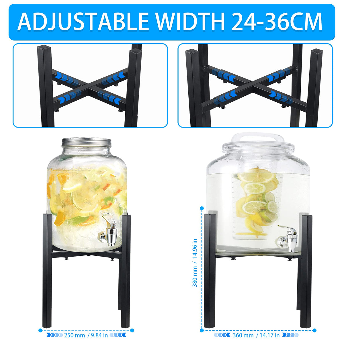 Yiephiot Water Filter Dispenser Counter Stand Beverage Drink Dispenser ...