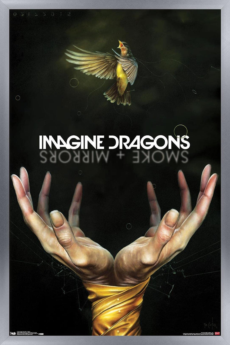 Trends International Imagine Dragons - Smoke Wall Poster, 22.375'' X 3 ...