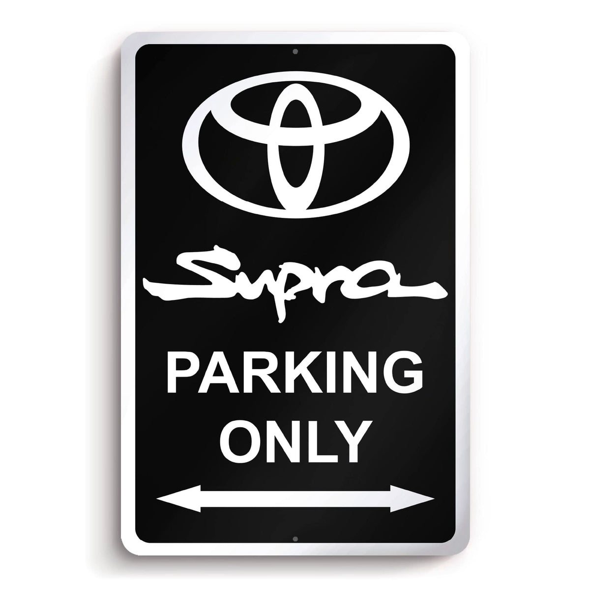 Parking Only Sign for Supra - 8x12 Aluminum Supra Garage Gifts for Men ...