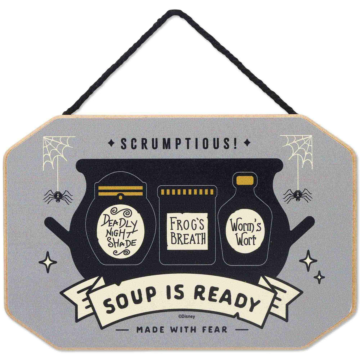 Disney The Nightmare Before Christmas Soup is Ready Hanging Wood Wall ...
