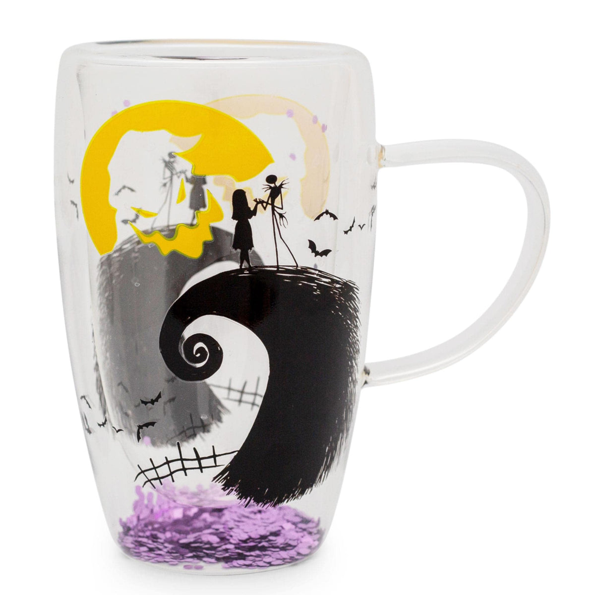 Disney The Nightmare Before Christmas Oogie Boogie Moon Confetti Glass ...