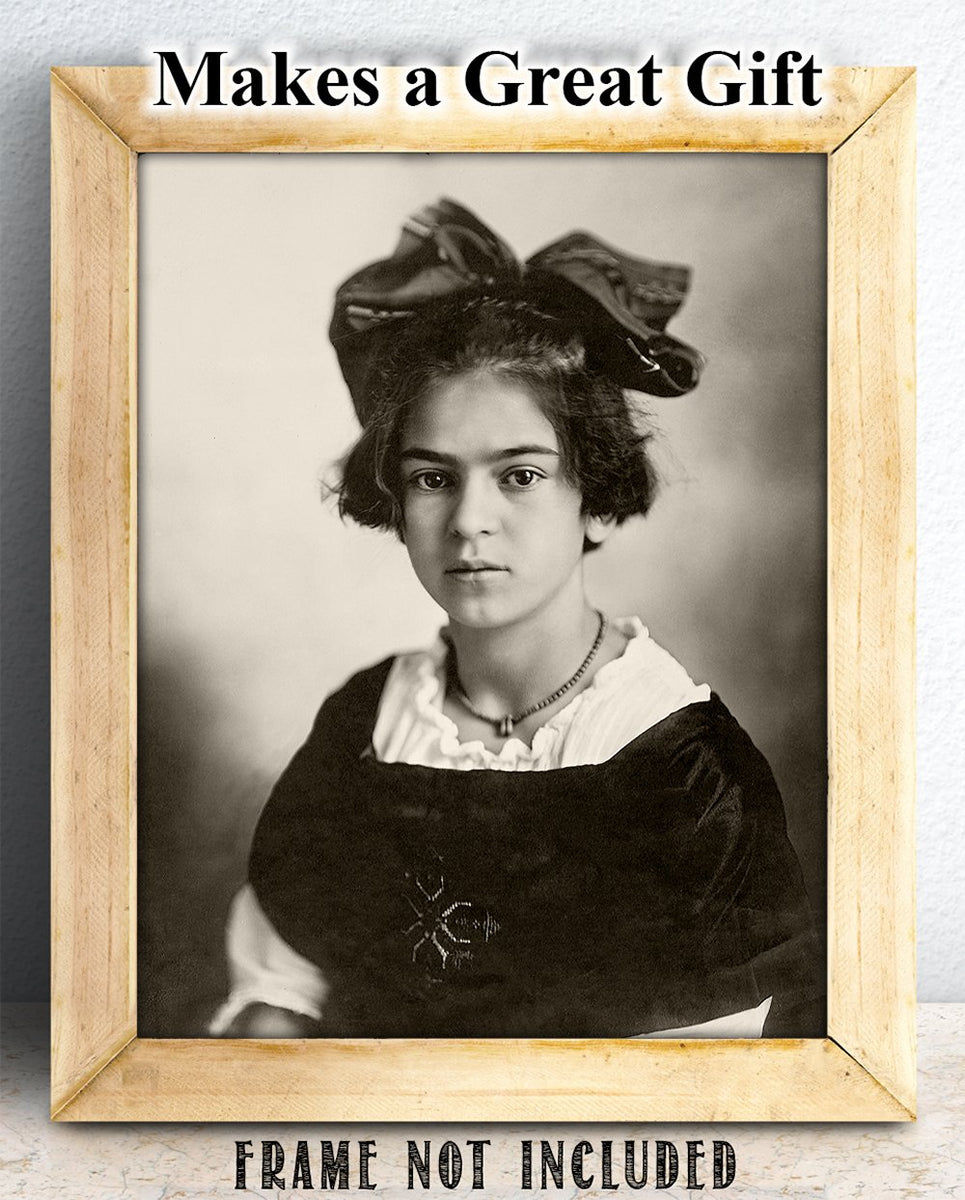 Lone Star Art Young Frida Kahlo Photo - 11X14 Unframed Print - Perfect ...