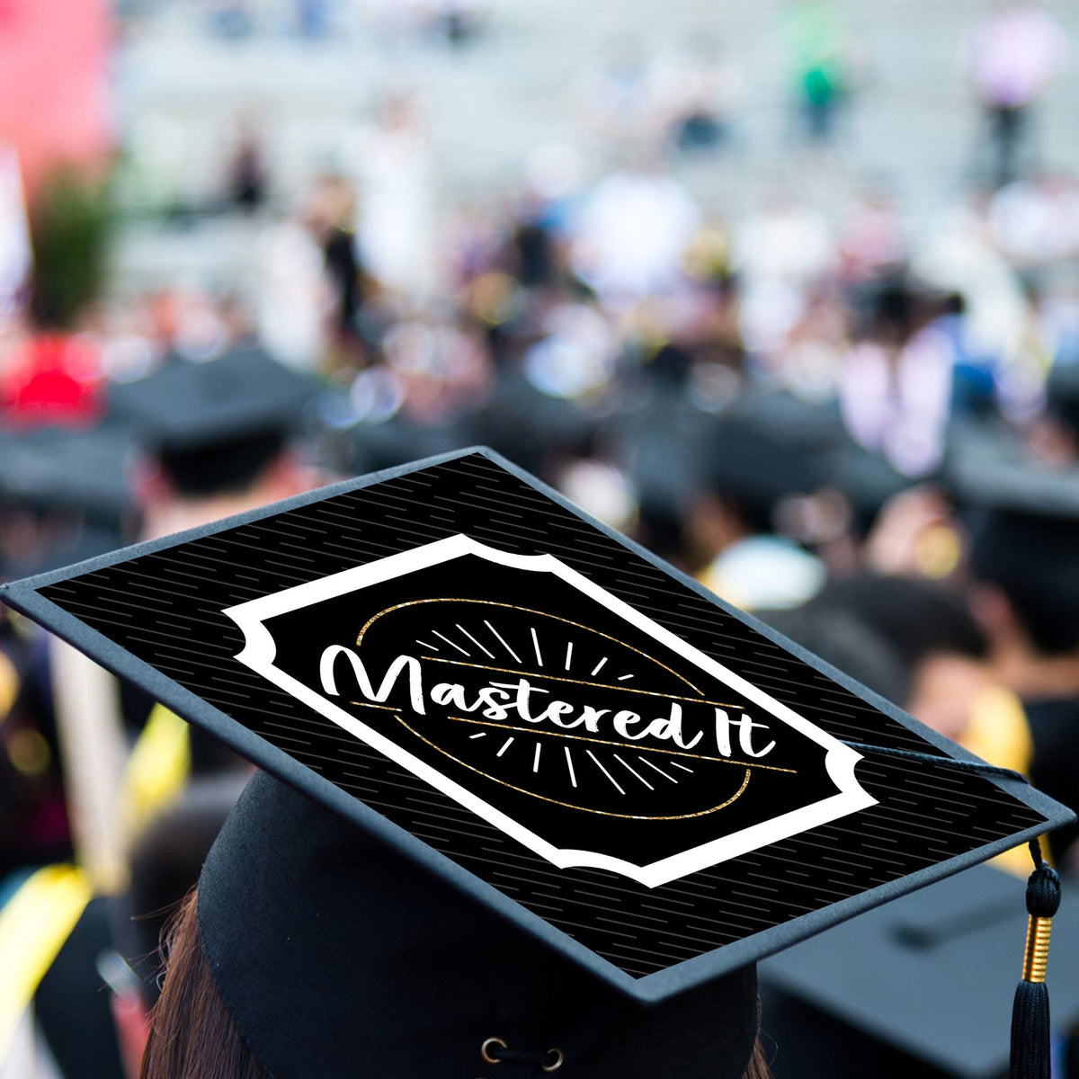 Big Dot Of Happiness Mastered It - Master'S Degree Graduation Cap Deco ...