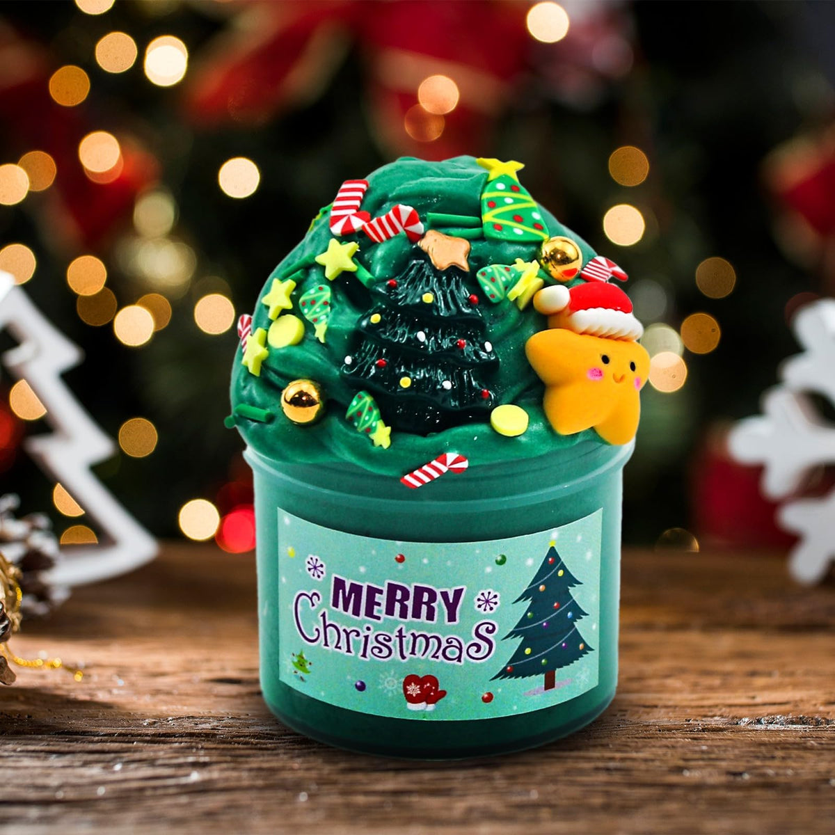 KYEVIS Slime Advent Calendar 2025 - 24 Days of Surprises, Green Slime ...